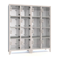 Porte en plexiglass gris Casier Vestiaire – Robuste, moderne et ...