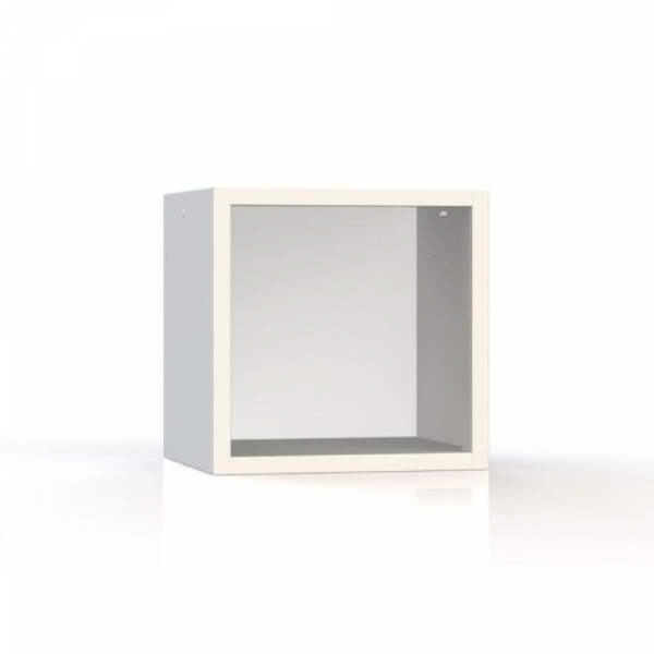 Armoire de bureau monobloc sans socle, acier peint époxy, 1 ou 2 portes ...